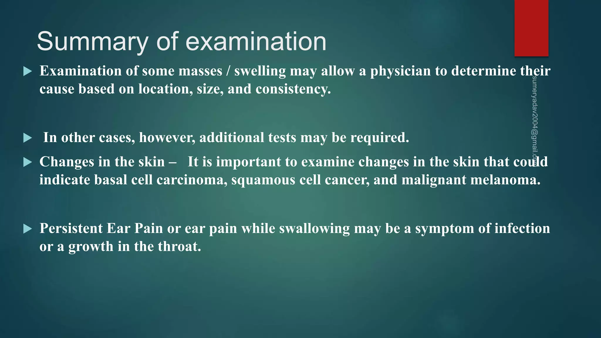 Neck mass differential diagnosis | PPTX