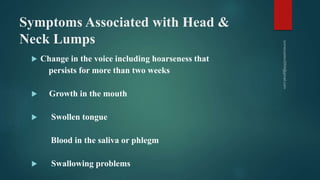 Neck mass differential diagnosis | PPTX