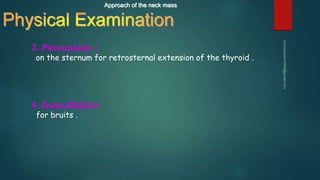 Neck mass differential diagnosis | PPTX