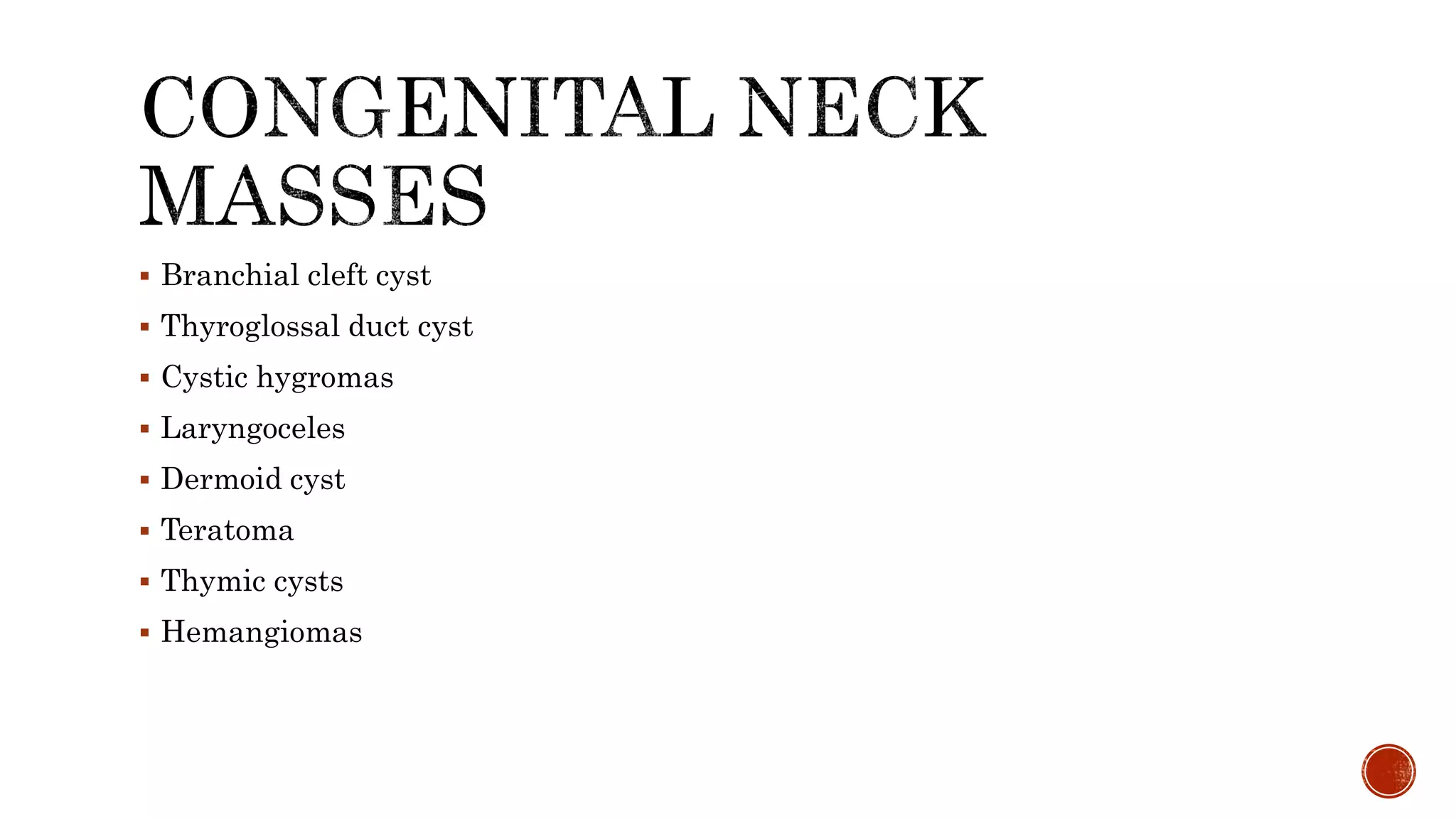 Neck masses | PPTX