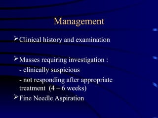 Neck mass patient approach and manegment.ppt