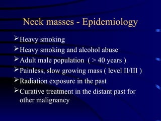 Neck mass patient approach and manegment.ppt