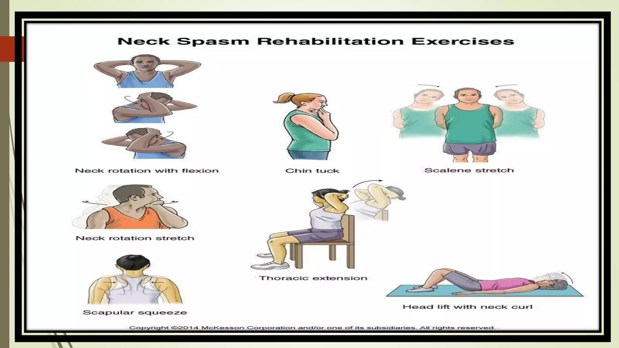 Neck muscle spasm | PDF