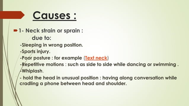 Neck muscle spasm | PDF
