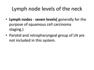 Neck node management | PPTX