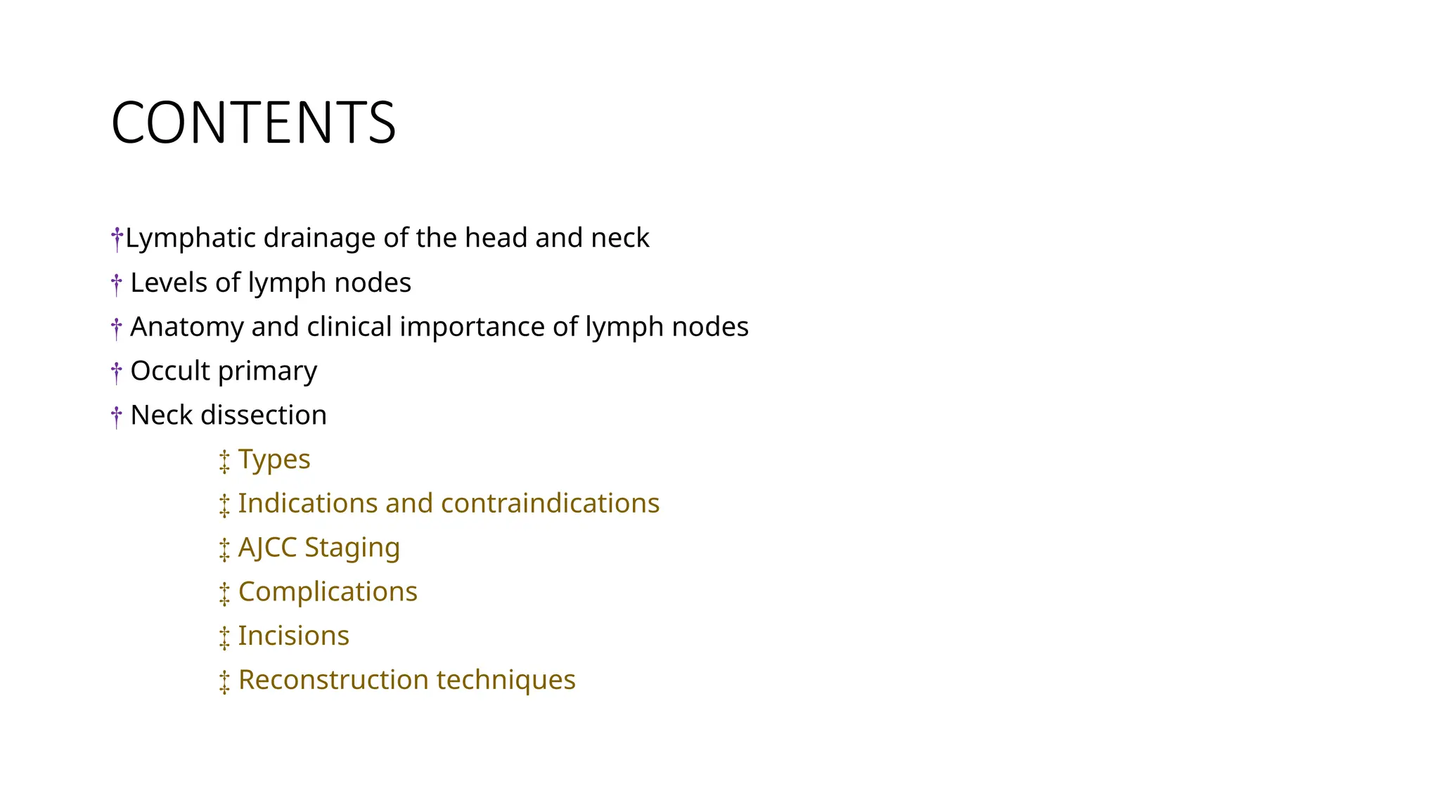 neck nodes and dissection types and lymph nodes levels | PPTX