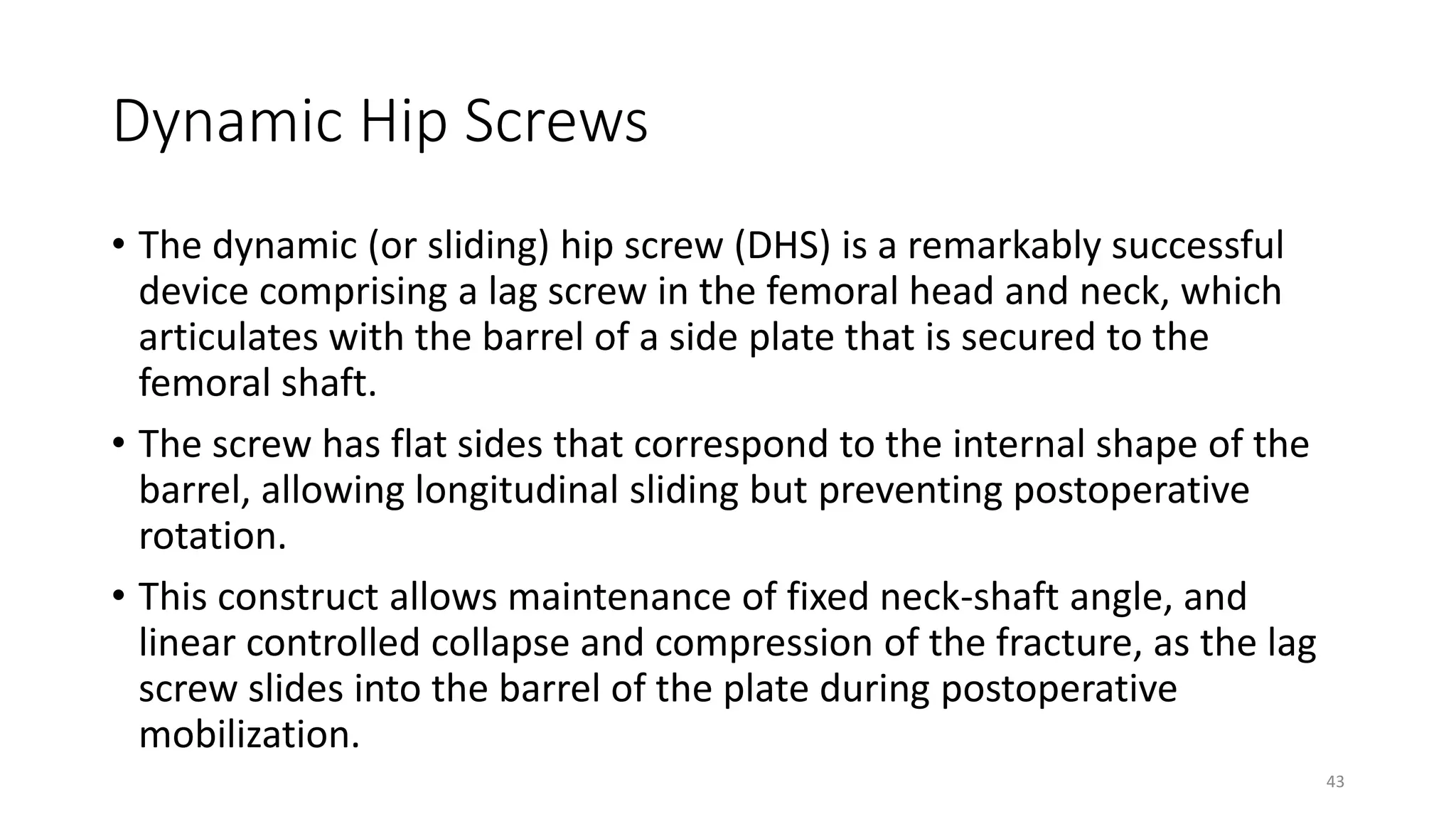 management of neck of femur fracture | PPTX