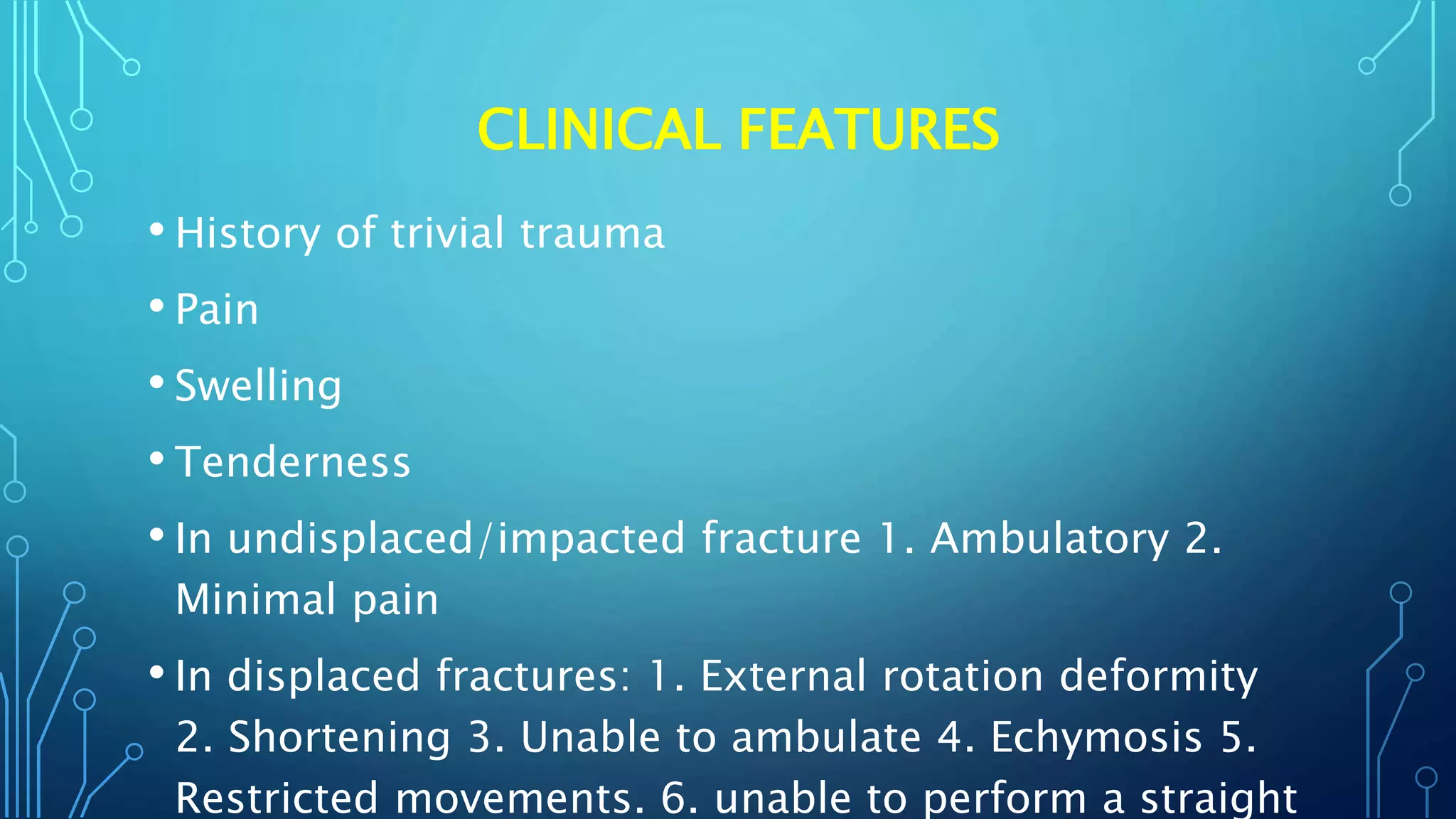 Neck of femur fracture | PPTX | Death, Injury, or Military Conflict ...