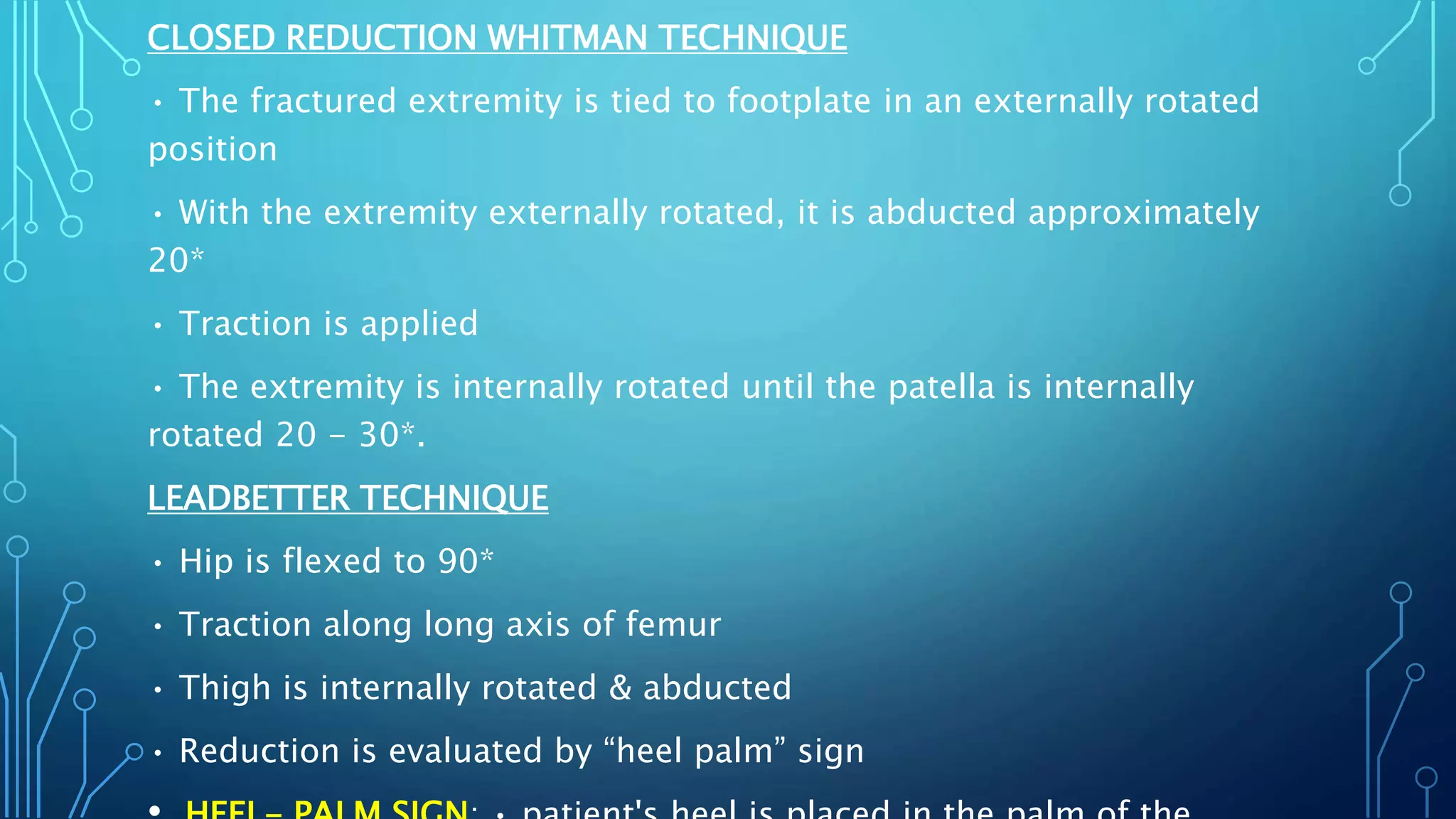 Neck of femur fracture | PPTX