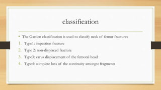 Neck of femur fractures (2) | PPTX