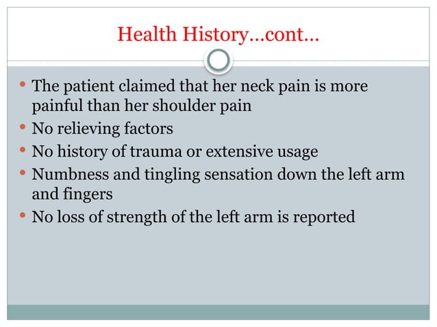 Differential diagnosis for neck pain DD.pptx