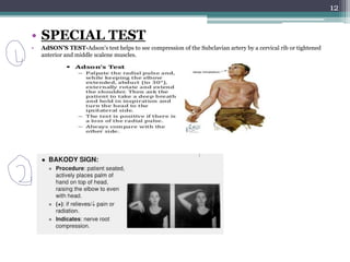 Neck pain- cause, tests, risk factors, treatment | PPTX