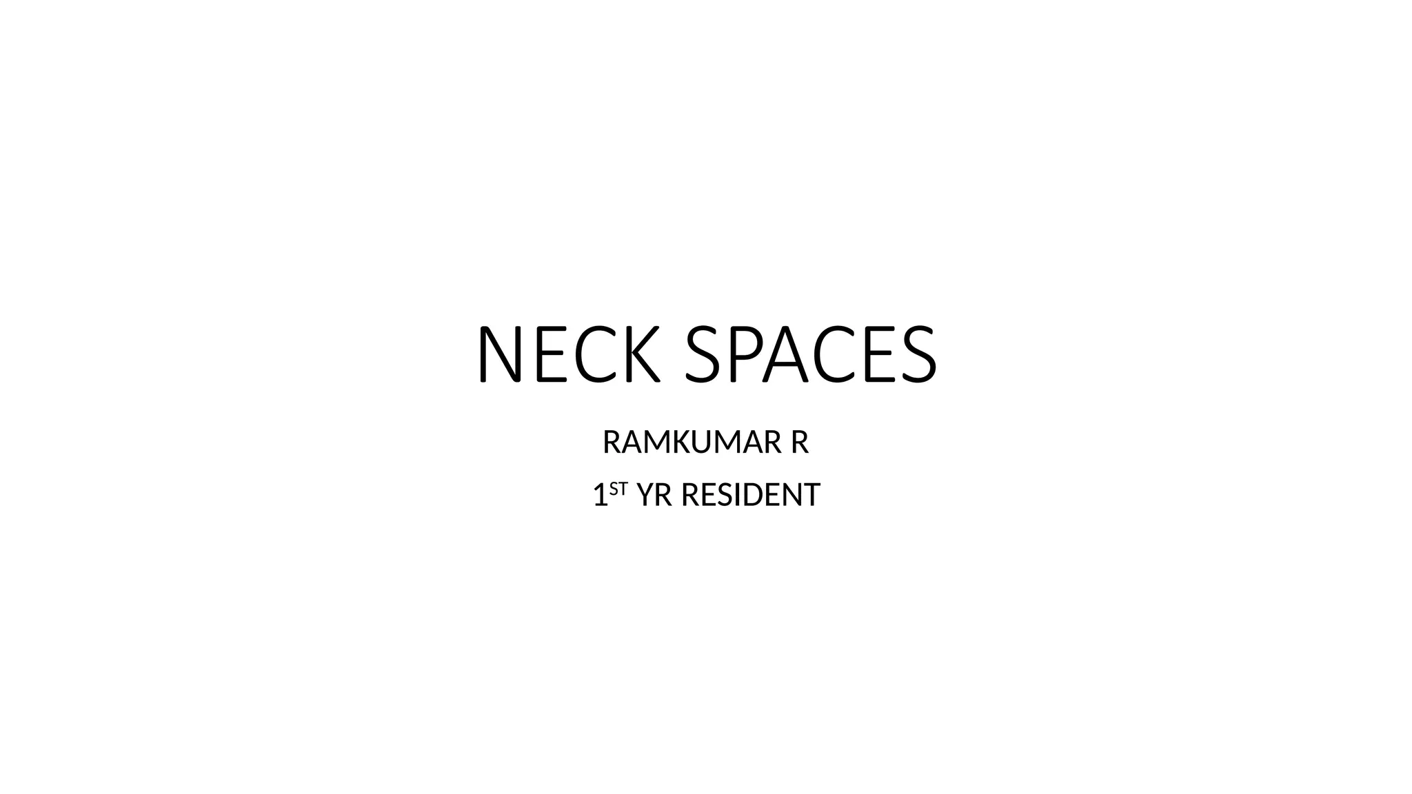 Deep neck spaces and muscles of neck- Radiology | PPTX