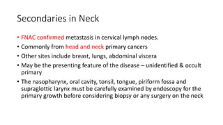 Neck swellings complete | PDF