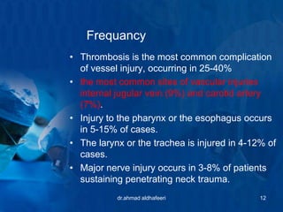 Neck trauma | PPTX