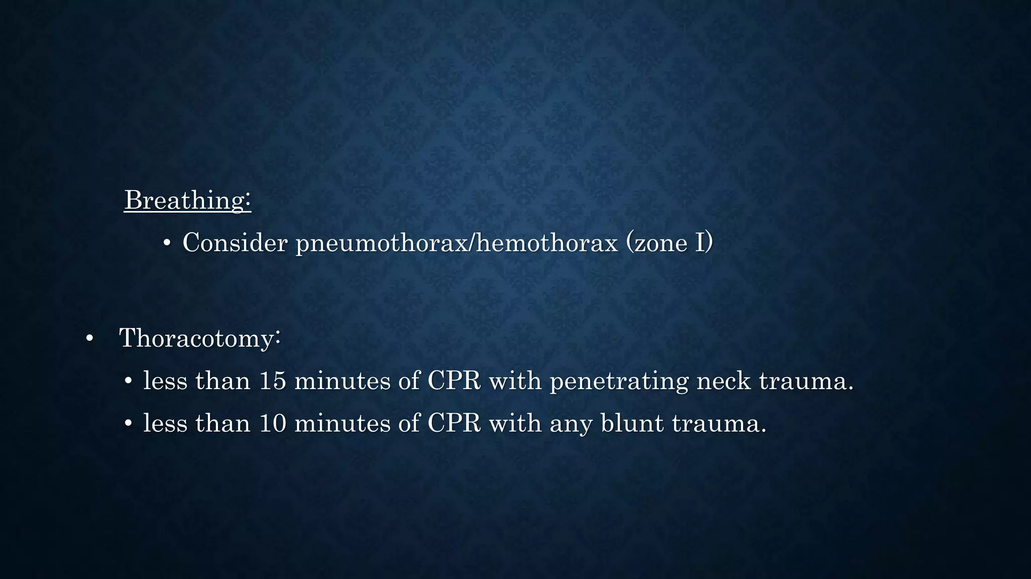 Neck trauma | PPTX