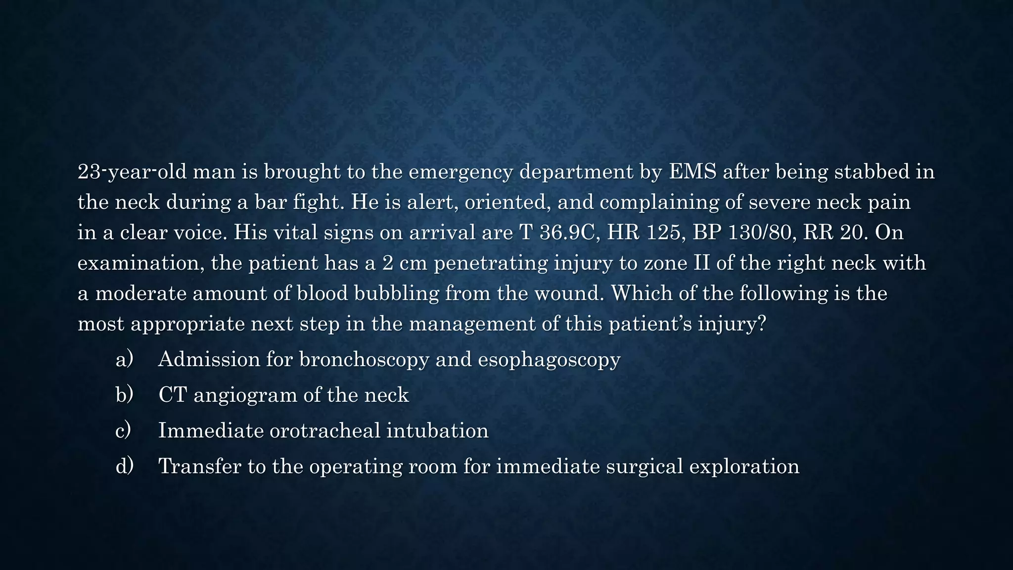 Neck trauma | PPTX