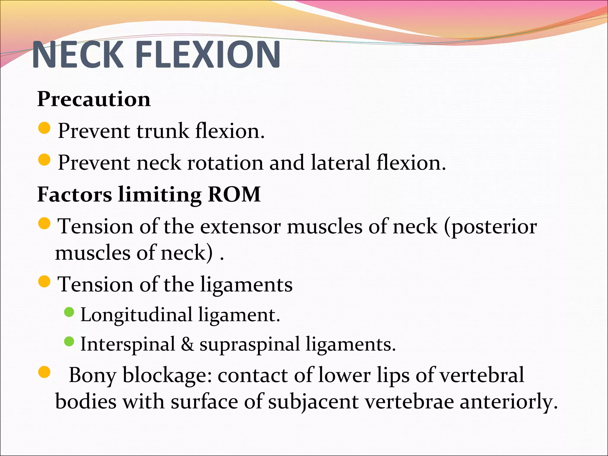 Neck & trunk rom measurement | PPT