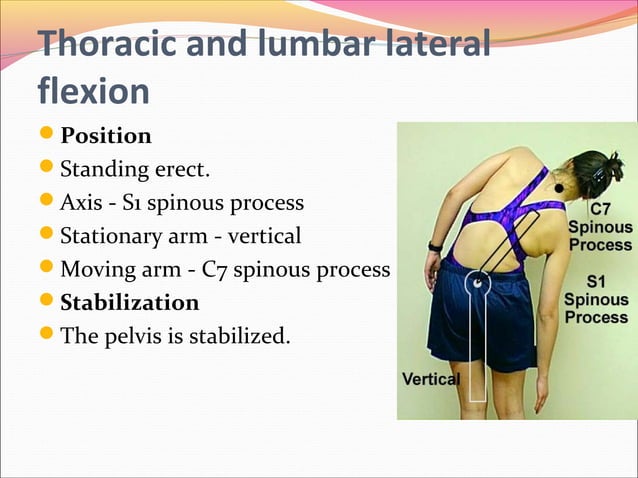 Neck & trunk rom measurement | PPT | Death, Injury, or Military ...