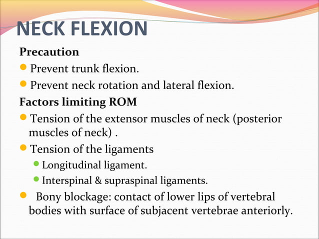 Neck & trunk rom measurement | PPT | Death, Injury, or Military ...