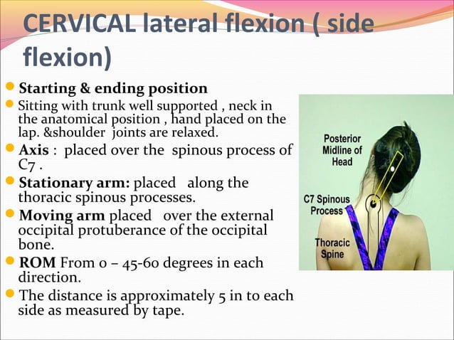 Neck & trunk rom measurement | PPT | Death, Injury, or Military ...