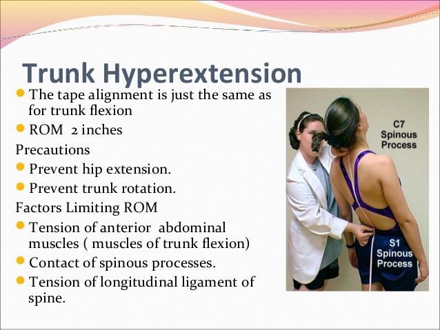 Neck & trunk rom measurement