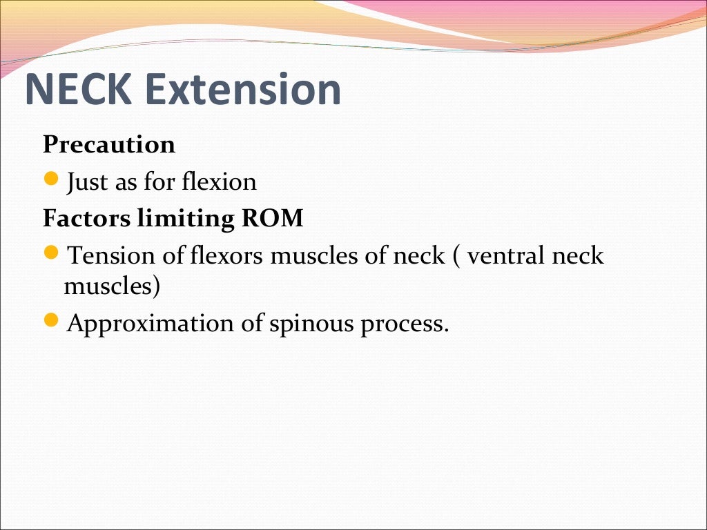 Neck & trunk rom measurement
