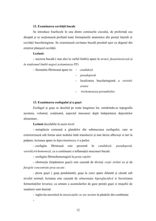 Necropsie pasari-necropsie-boli infectioase anul v medicina veterinara | DOC