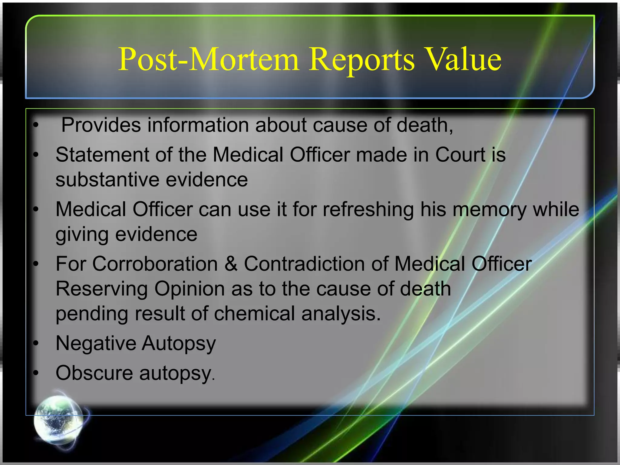autopsy,Necropsy,postmortem | PPTX