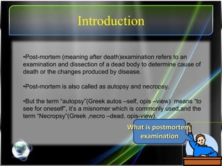 autopsy,Necropsy,postmortem | PPTX