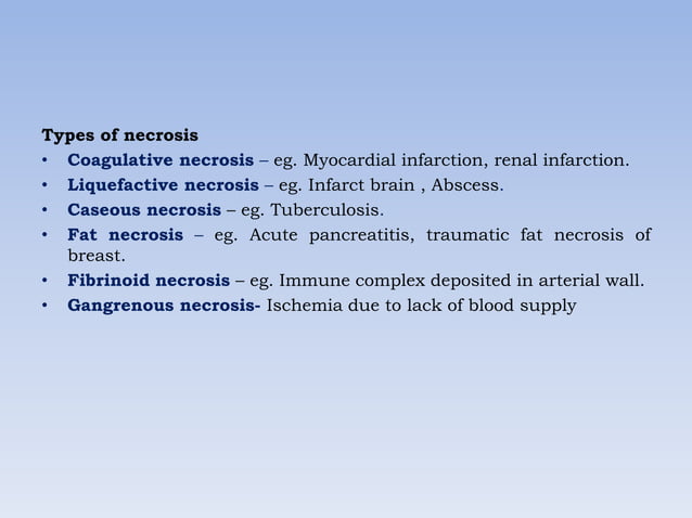 Necrosis | PPTX | Blood Disorders | Diseases and Conditions