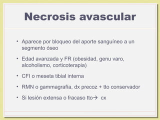 Necrosis avascular condilo femoral | PPT