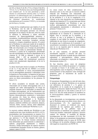 Necrosis cutanea por warfarina | PDF