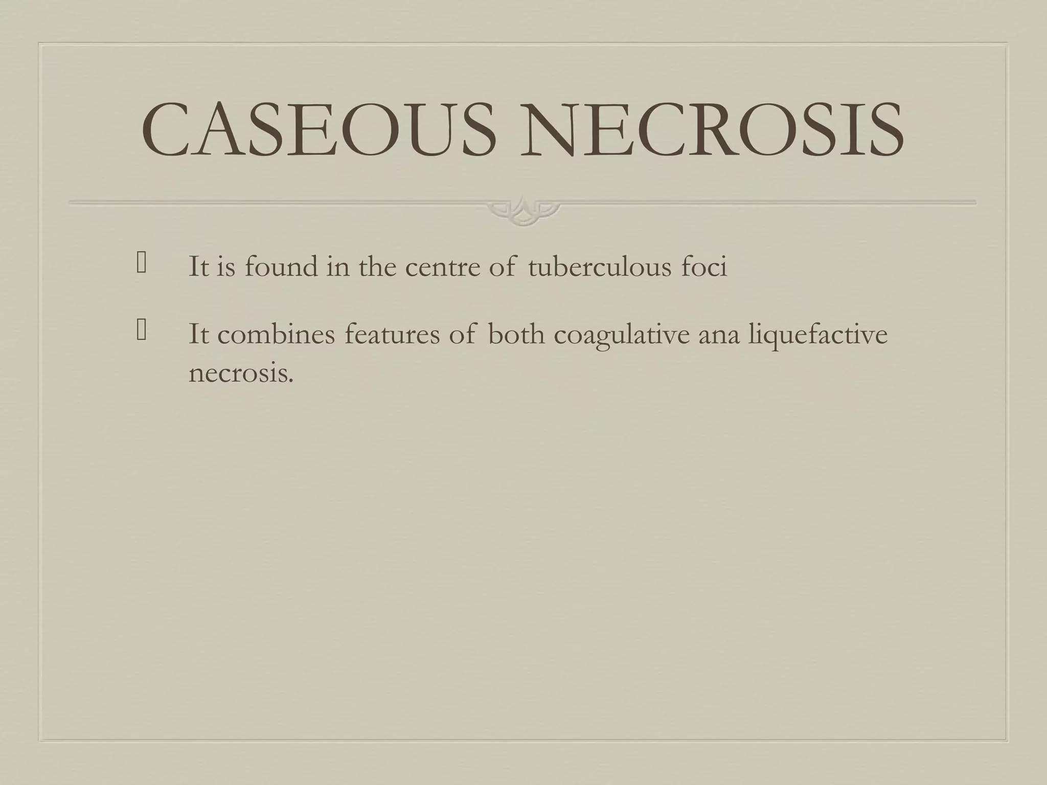 Necrosis & gangrene pathology calcification | PPT