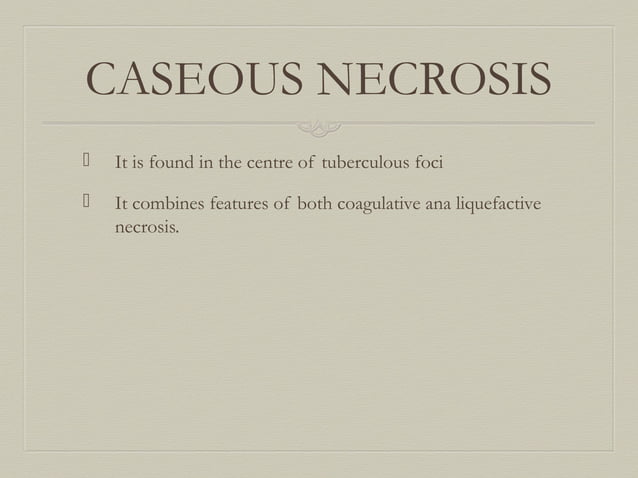 Necrosis & gangrene pathology calcification | PPT
