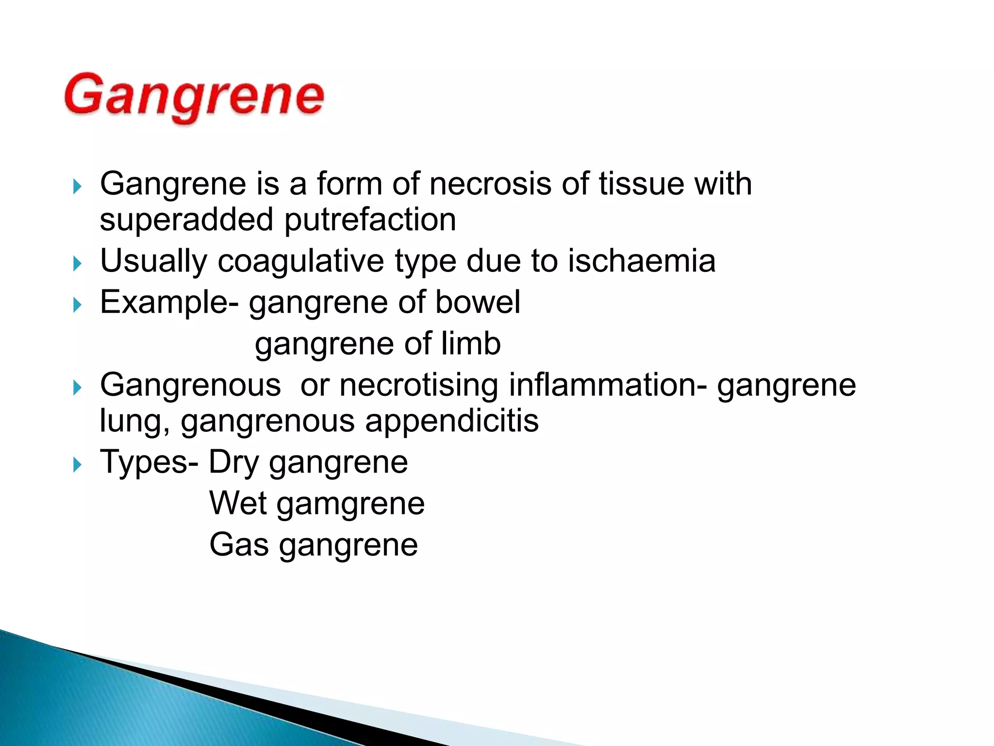 Necrosis,gangrene and apoptosis | PPTX