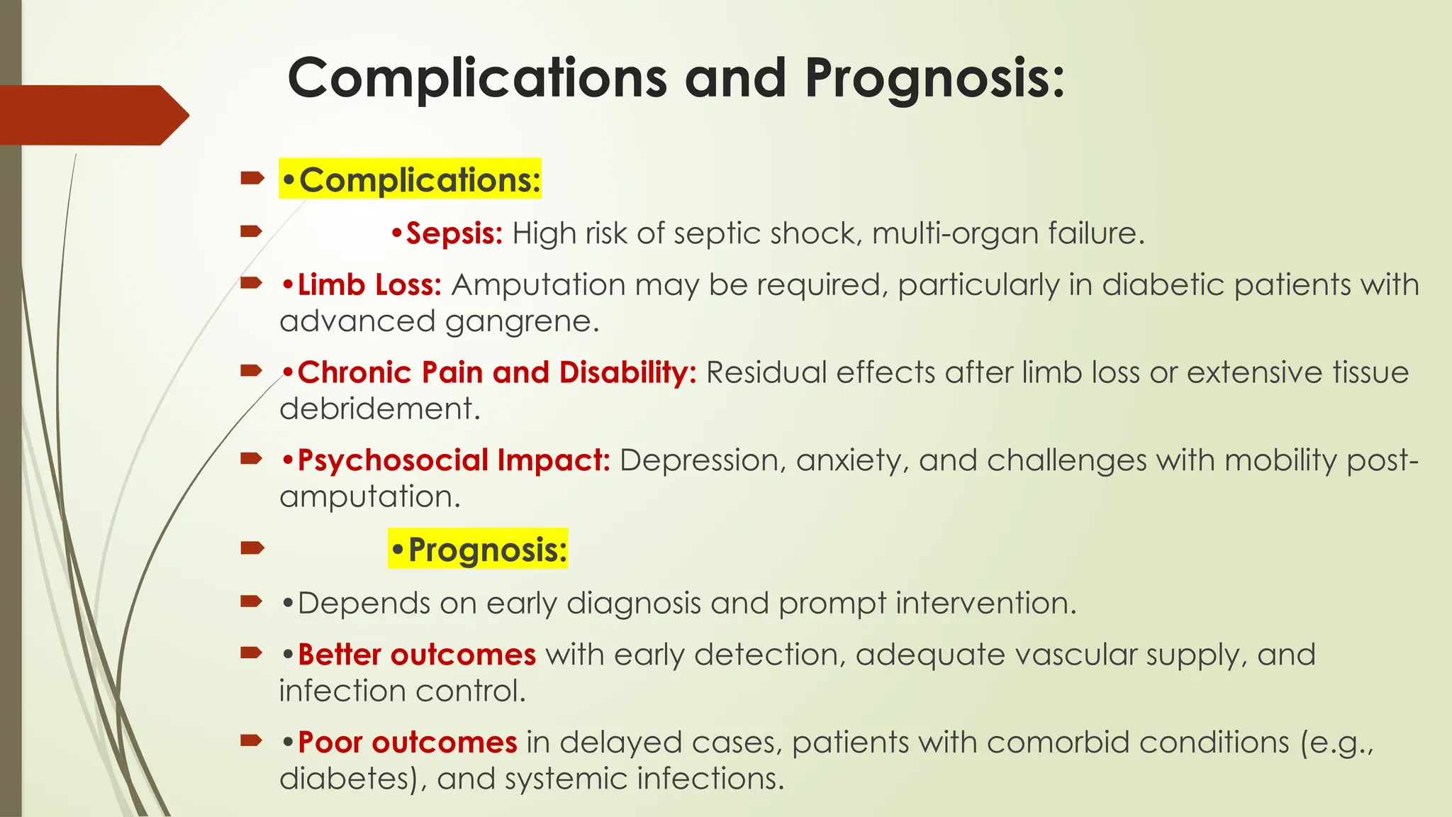 Necrosis^J Gangrene.pptx gas gangrene surgery | PPTX