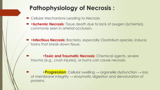 Necrosis^J Gangrene.pptx gas gangrene surgery | PPTX