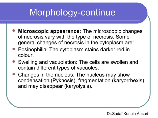Necrosis tutorial | PPT | Blood Disorders | Diseases and Conditions