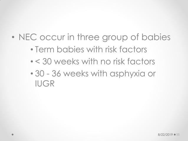 Necrotising Enterocolitis(NEC) | PDF | Parenting Babies and Toddlers ...