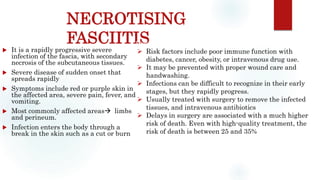NECROTISING FASCIITIS- The flesh eating infection | PPTX