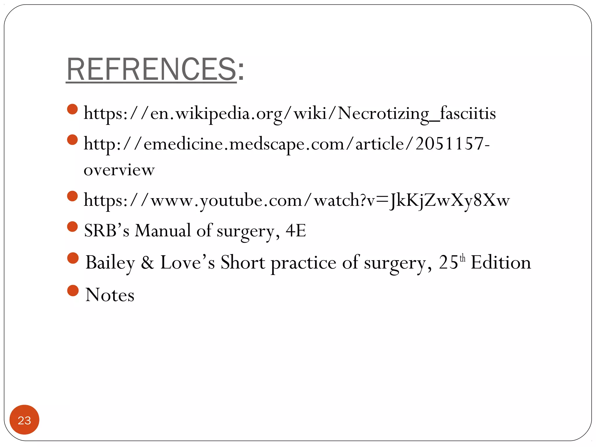 Necrotising fascitis | PPT