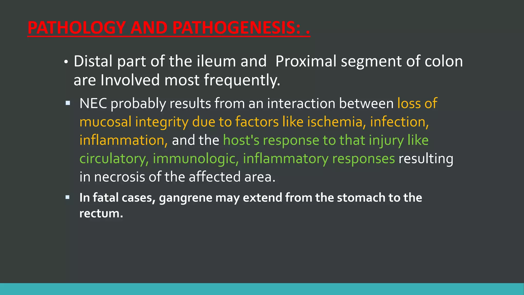 Necrotizing enterocolitis | PPTX | Digestive Disorders | Diseases and ...