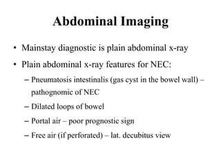 Necrotizing enterocolitis | PPTX