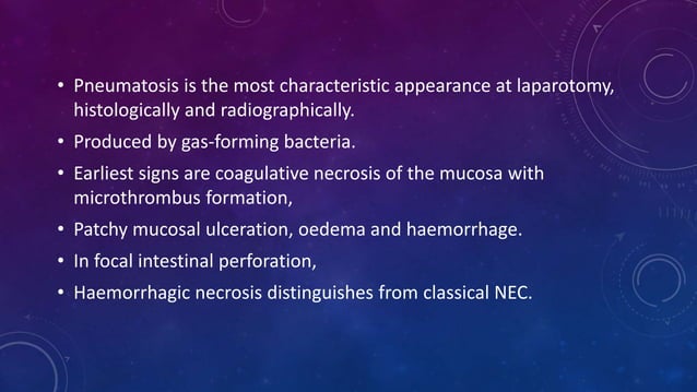 Necrotizing enterocolitis | PPT
