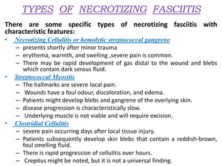 Necrotizing fasciitis | PPTX