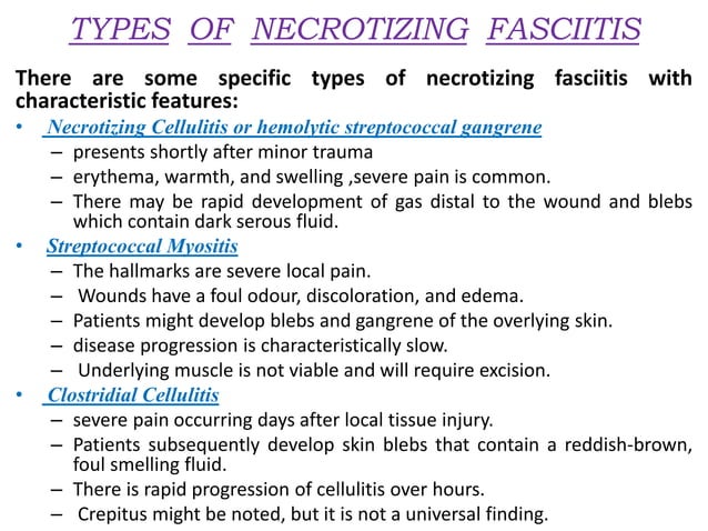 Necrotizing fasciitis | PPT