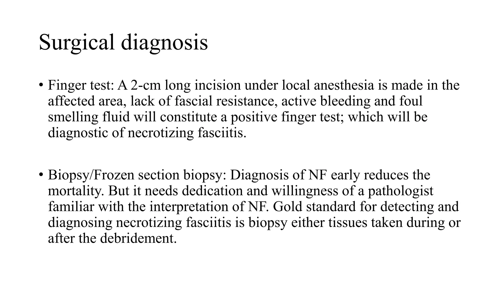Necrotizing fascitis | PPTX