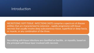 Case discussion on necrotizing fasciitis | PPTX