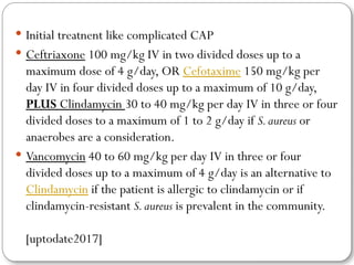 NECROTIZING PNEUMONIA IN CHILDREN.ppt a pediatric teaching powerpoint ...